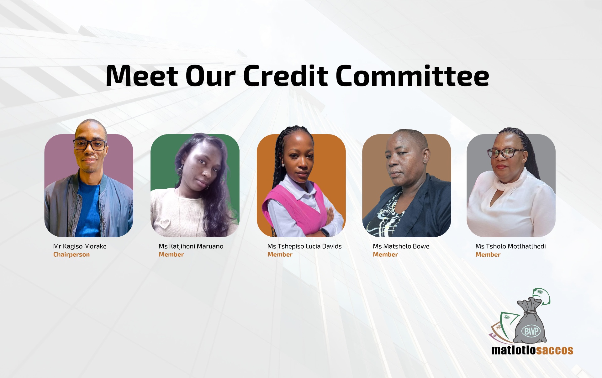 Matlotlo SACCOS | Government & Parastatal Savings & Credit Cooperative